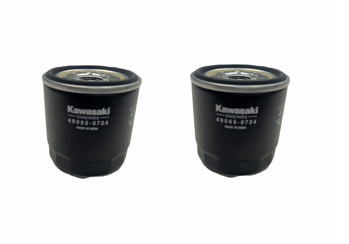 2 Pack Genuine Kawasaki 49065-0734 Oil Filter For 49065-0724 49065-701 ...