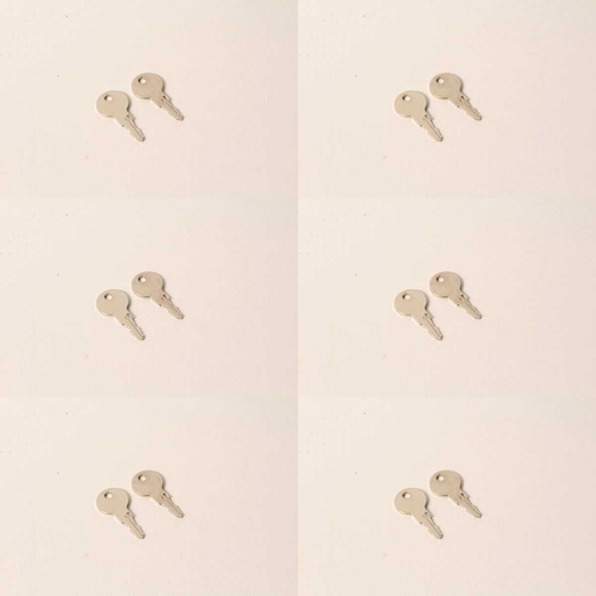 6 PK Genuine Generac 0G66240KEY Key for Lock 0G6624 Set With Round Enc ...