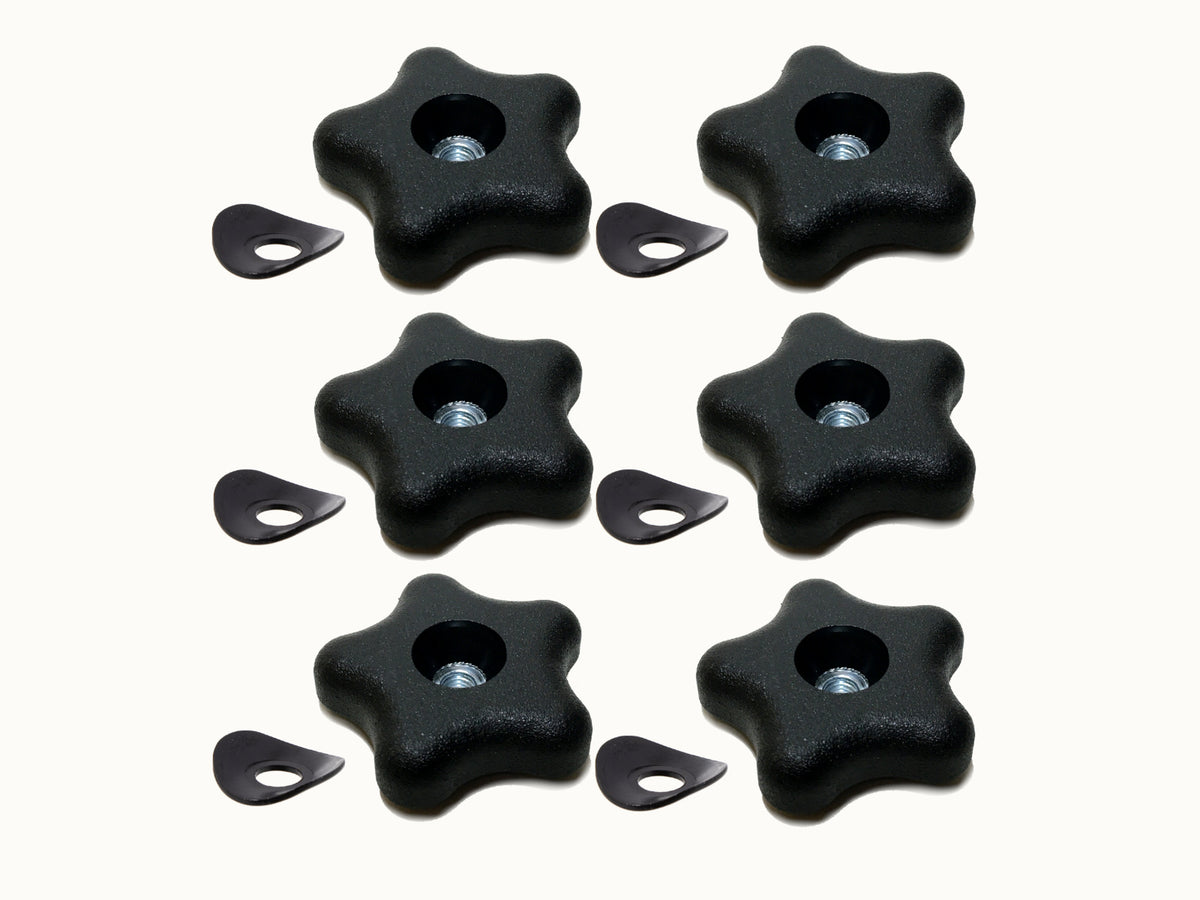 6 PK Genuine Toro 107-3844 Curved Washer & 114-3779 Handle Knob Kit OE ...