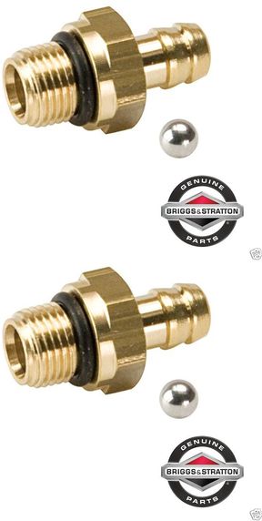 2 Pack Genuine Briggs & Stratton 190593GS Pressure Washer Chemical Inj ...