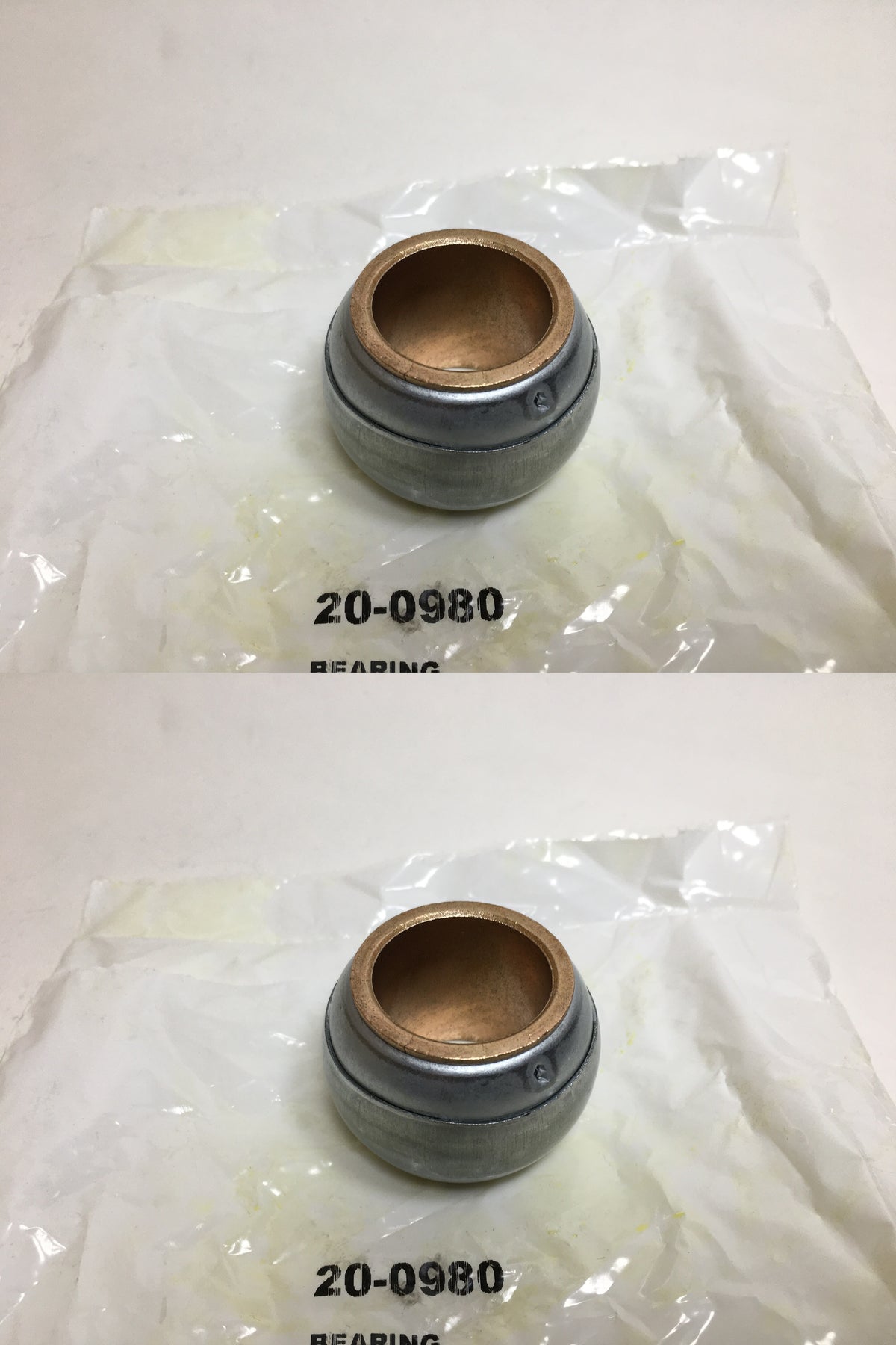 2 PK Genuine Toro 20-0980 Auger Shaft Bearing For Select Snow Blowers ...