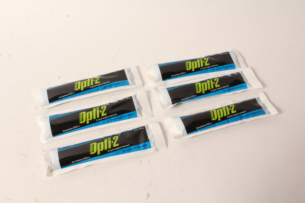 Opti-2 20612 (6) 1.8oz Pro-Tube 2-Cycle Engine Lubricant 1 Gal Mix Per ...