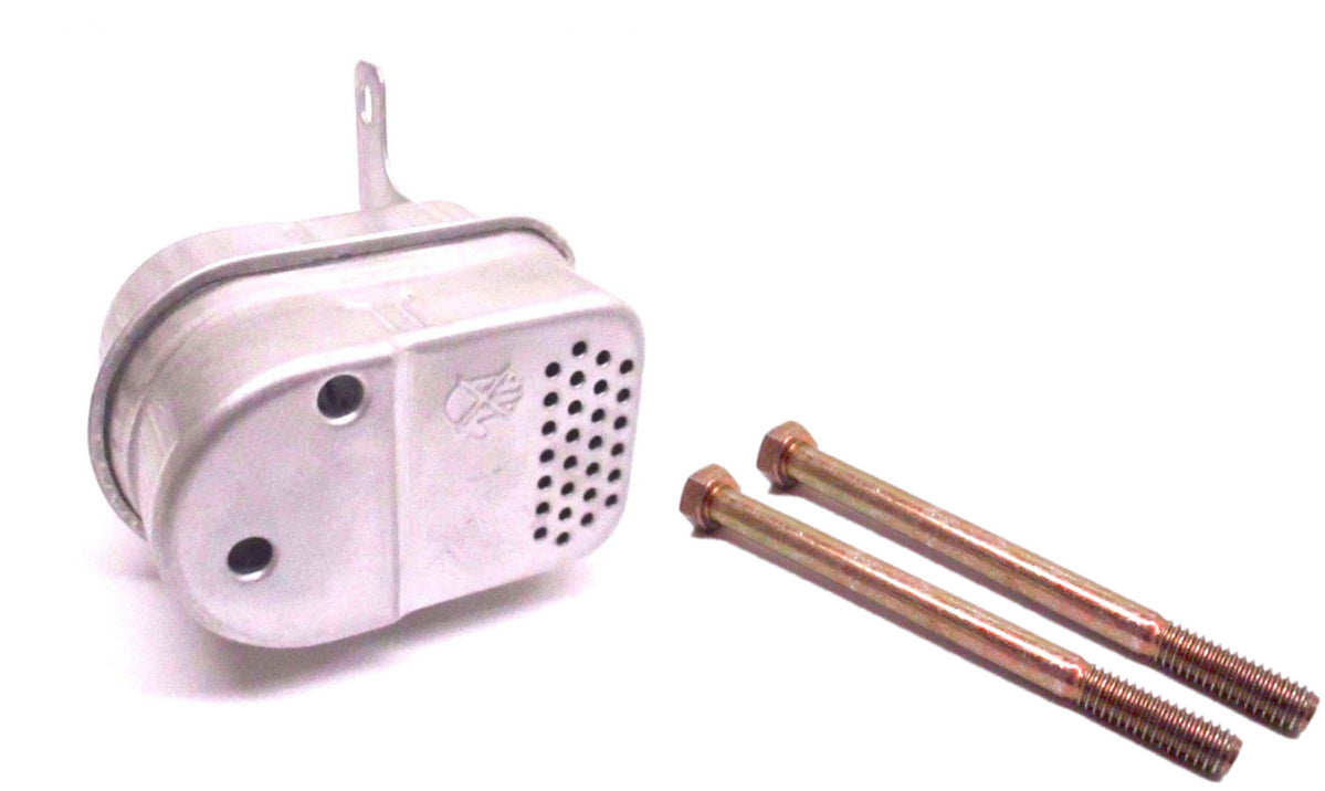 Genuine Tecumseh 35056 Muffler & 651002 Muffler Bolt Set OEM — Powered ...