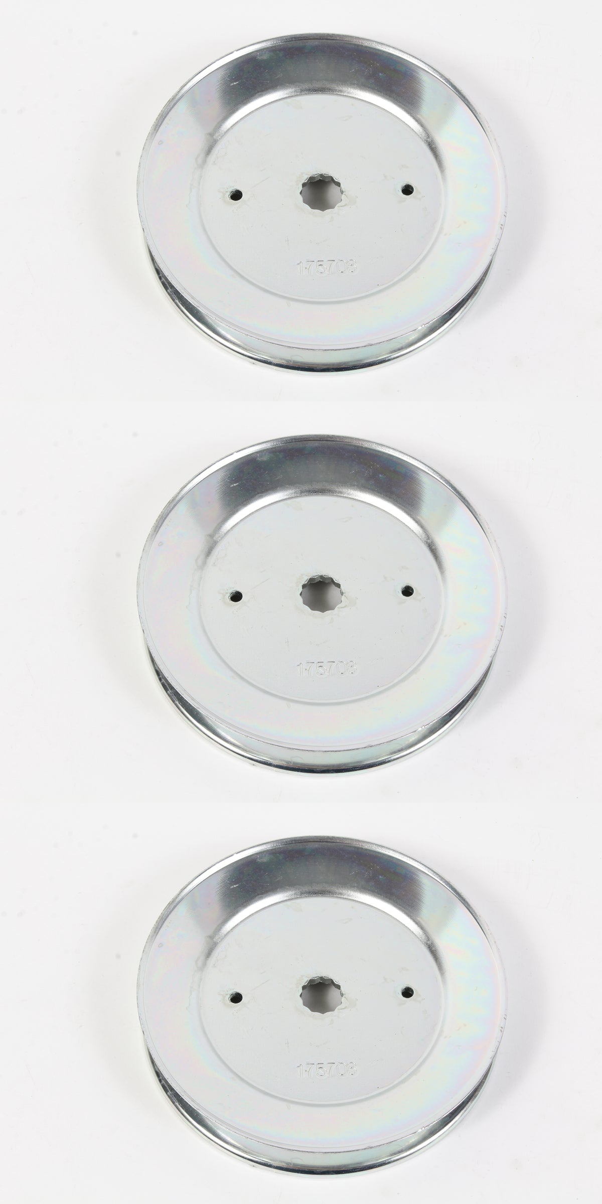 3 Pack Genuine Husqvarna 532175708 Spindle Mandrel Pulley Fits Z254F M ...