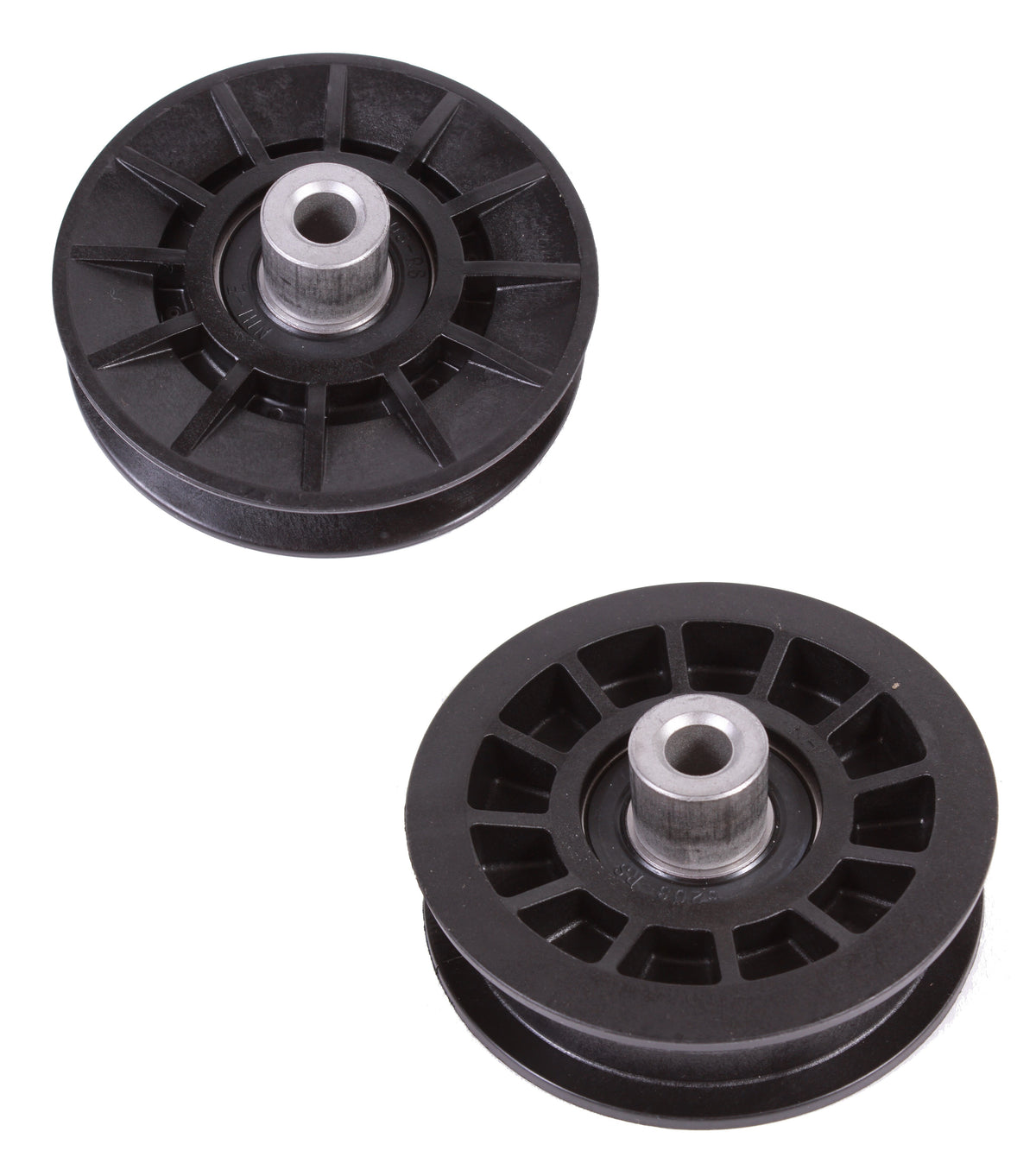 Genuine Husqvarna 532194326 V Idler Pulley & 532194327 Flat Idler Pull ...