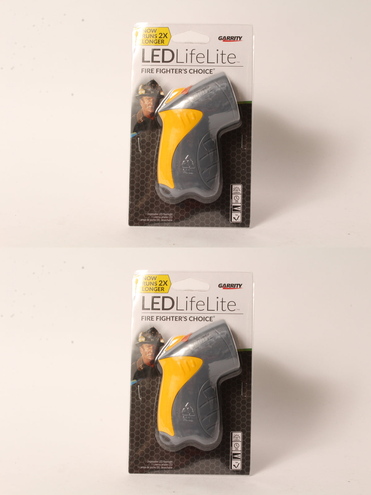 2 PK Garrity LED LifeLite Flashlight 53 Lumens Compact Firefighter #1 ...